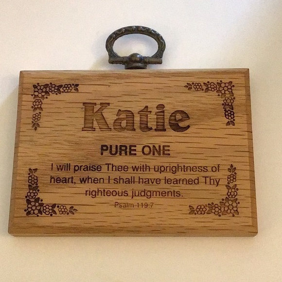 Accents | Small Katie Name Sign | Poshmark